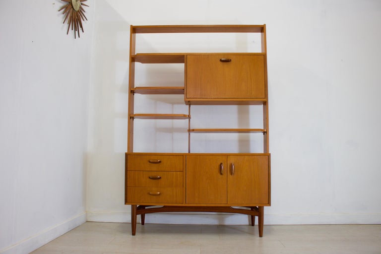 Midcentury Teak Room Divider or Shelving Unit by G Plan at 1stDibs