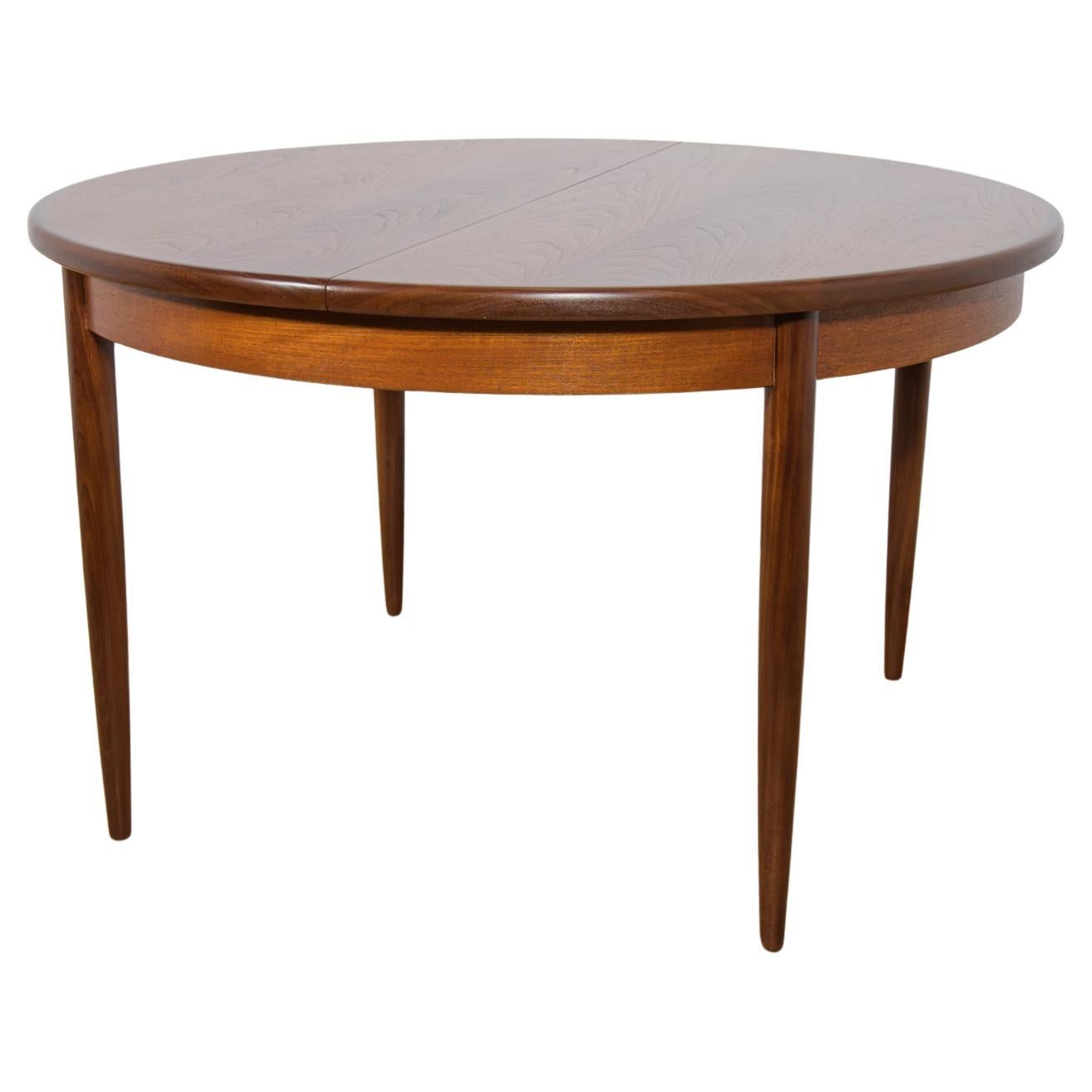 Mid-Century Teak Round Fresco Dining Table from G-Plan, 1960s For Sale ...