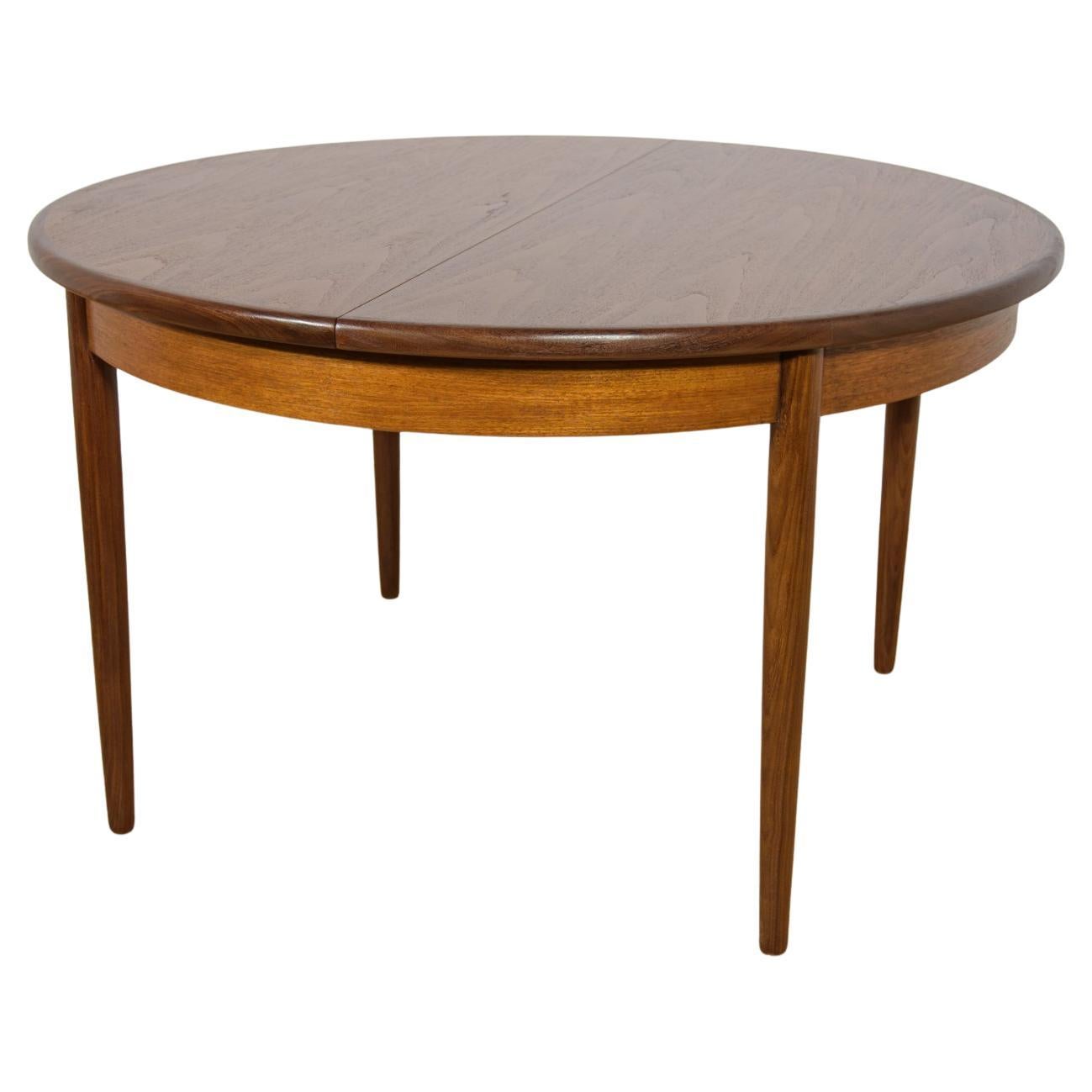 Mid-Century Teak Round Fresco Dining Table from G-Plan, United Knigdom ...