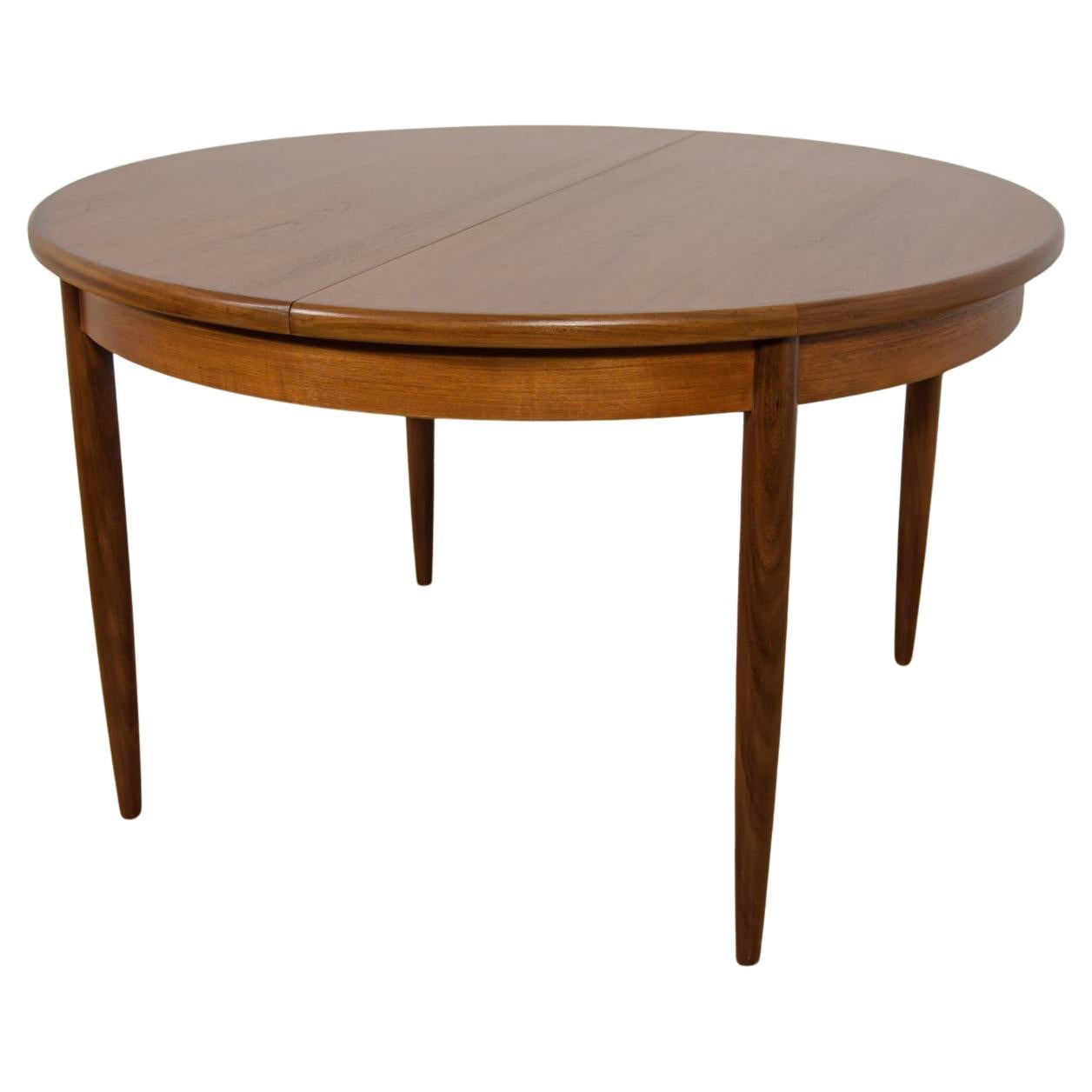 Mid-Century Teak Round Fresco Dining Table from G-Plan, United Knigdom ...