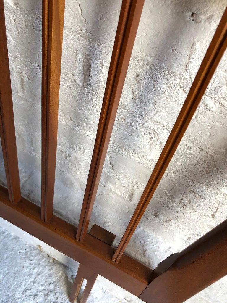 Midcentury Teak Slat 6’ Headboard, Scandinavian, circa 1960s at 1stDibs