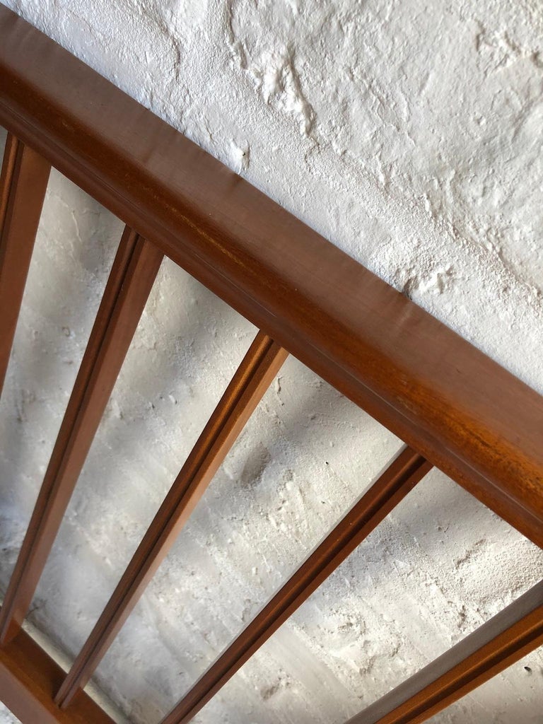 Midcentury Teak Slat 6’ Headboard, Scandinavian, circa 1960s at 1stDibs