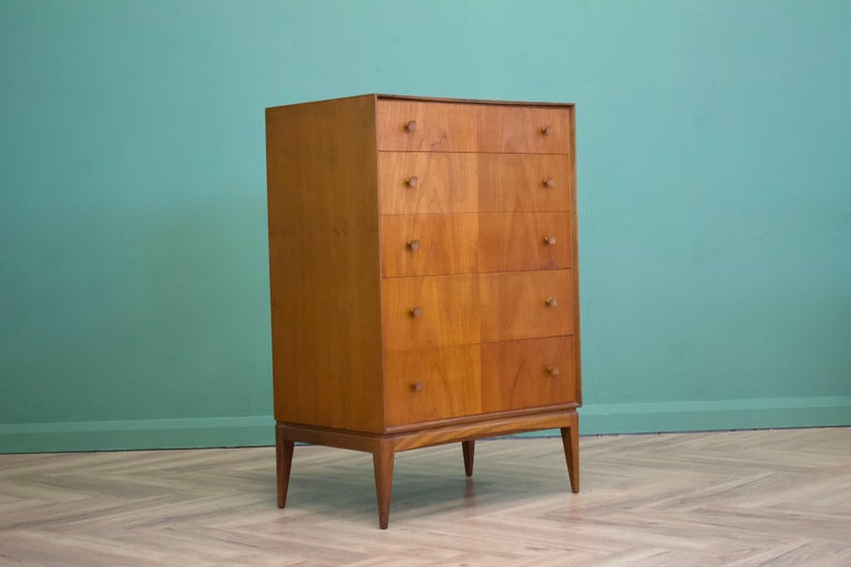 Mid-Century Teak Tallboy Chest of Drawers by McIntosh, 1960s For Sale ...