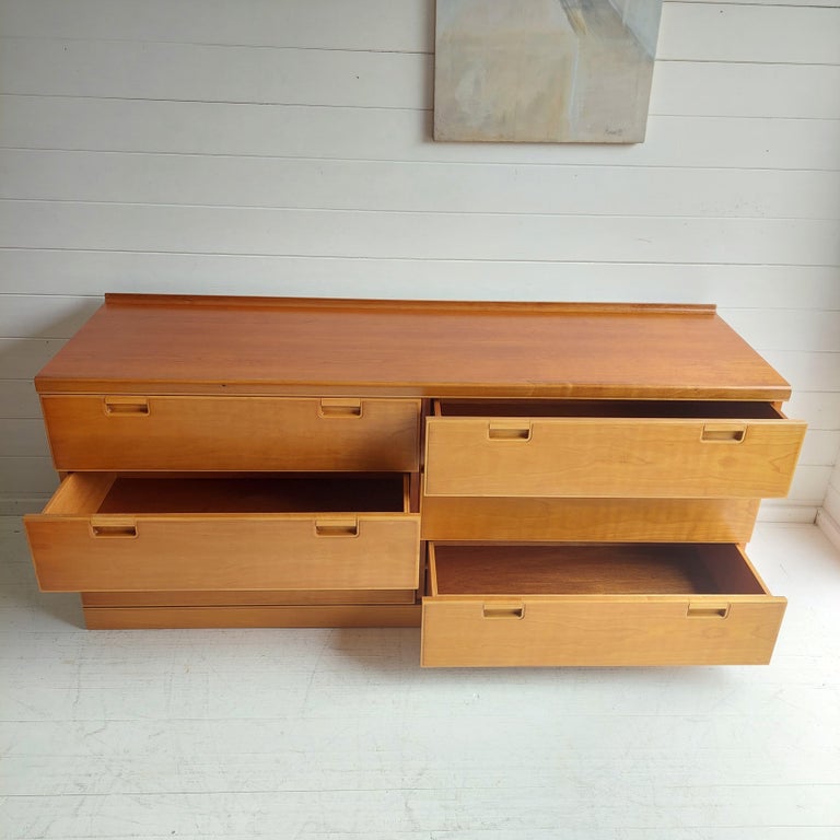 Midcentury Teak White and Newton Multi Chest of Drawers Sideboard ...