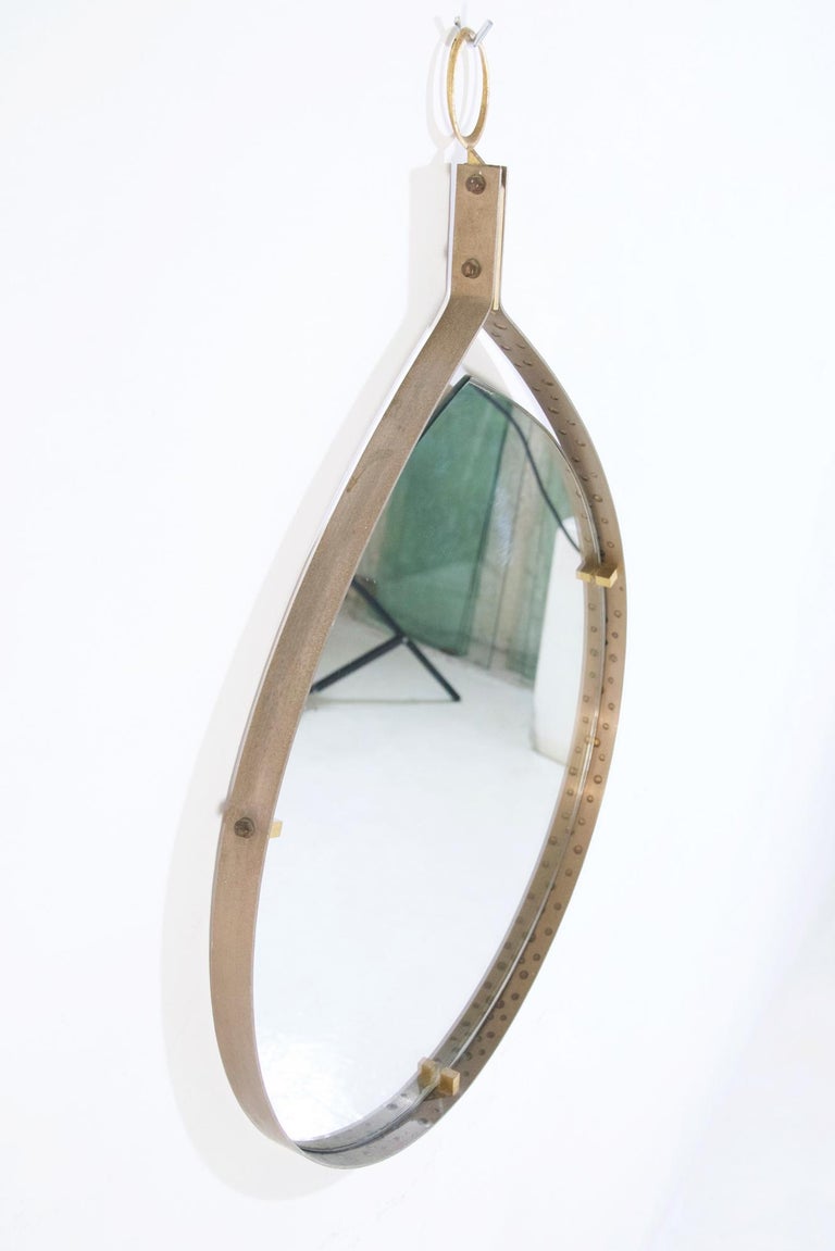 Midcentury Teardrop Mirror, Italy For Sale at 1stDibs