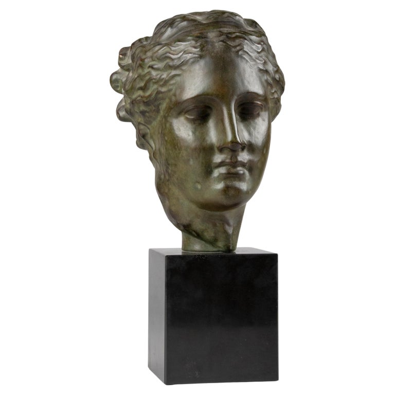 Mid Century Terracotta Sculpture of the Greek Goddess Hygeia at 1stDibs