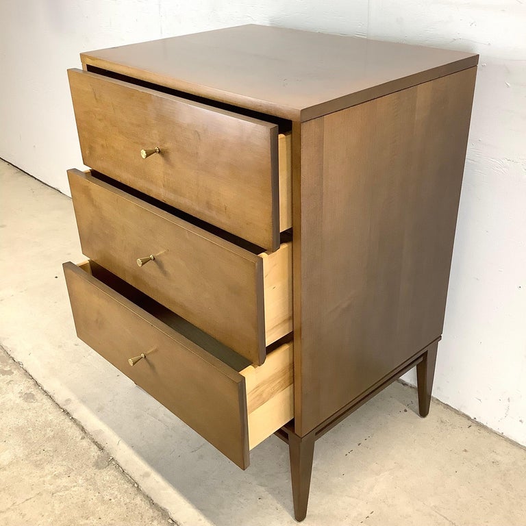 Mid-Century Three Drawer Chest or Nightstand by Paul McCobb For Sale at ...