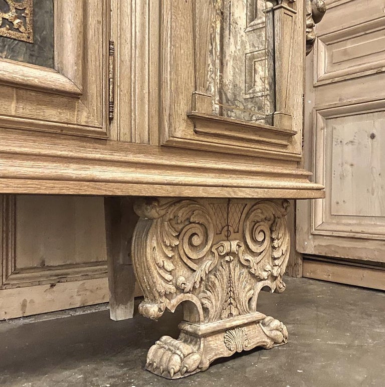 Mid-Century Transitional Raised Buffet For Sale at 1stDibs