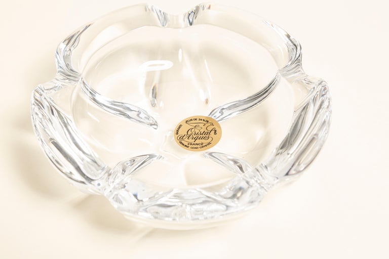 Midcentury Transparent Glass Bowl Ashtray Element, France, 1970s For ...