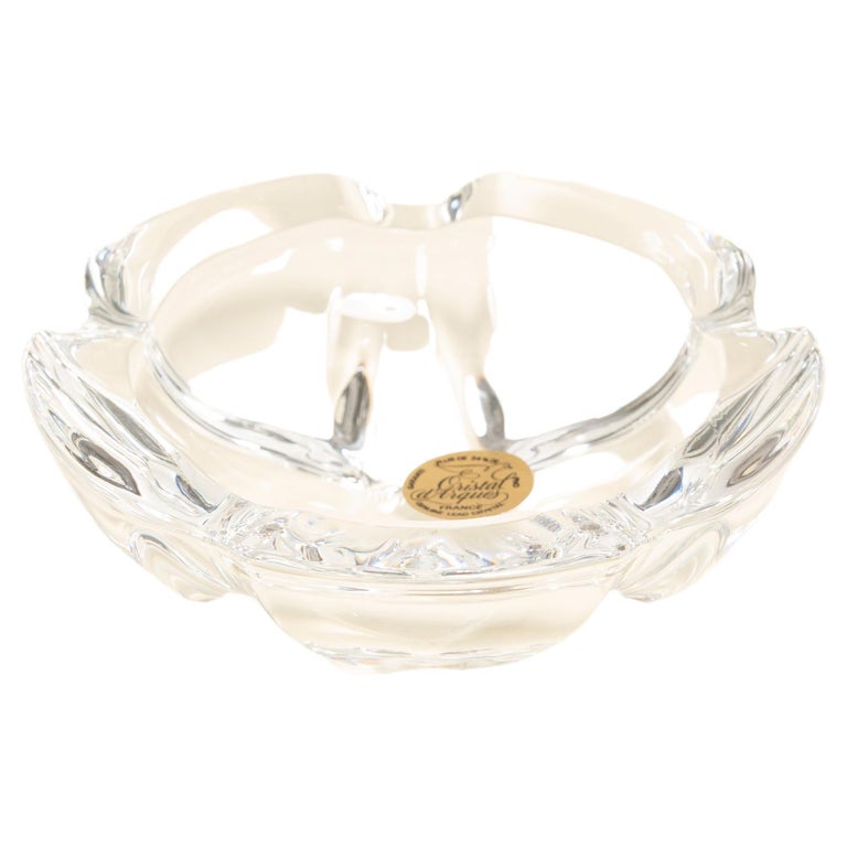 Midcentury Transparent Glass Bowl Ashtray Element, France, 1970s For ...