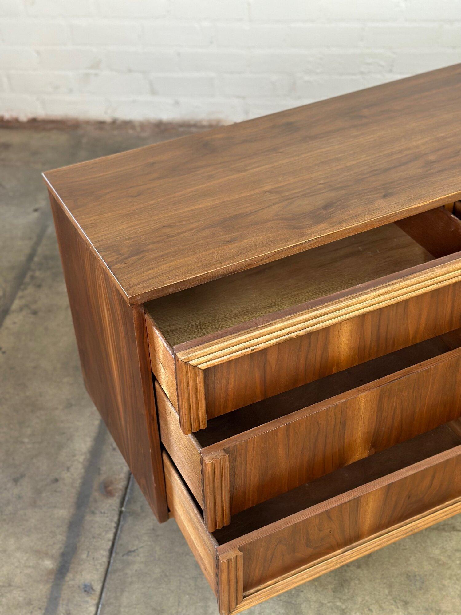Mid century triple dresser For Sale at 1stDibs | triple dressers for ...