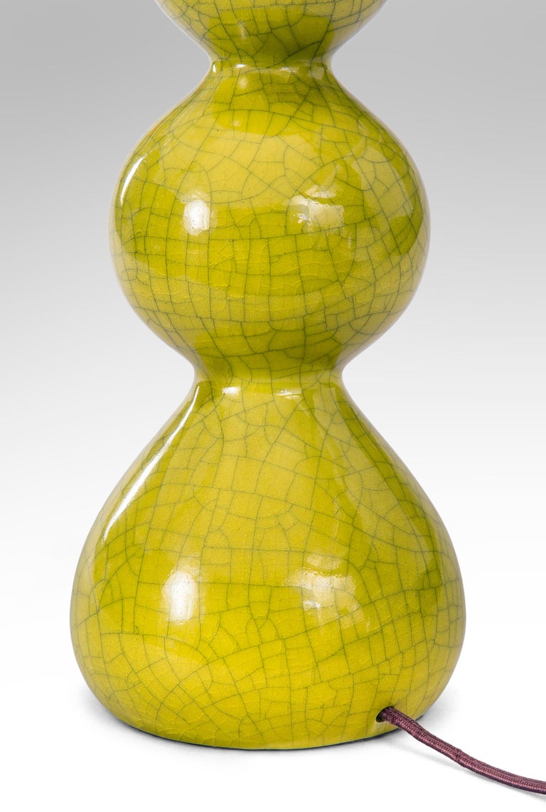 Midcentury Triple Gourd Lamp at 1stDibs