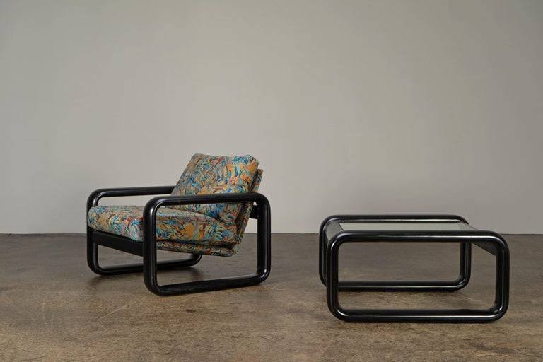 Mid-Century Tropical Lounge Chair by Burkhard Vogtherr for Rosenthal ...