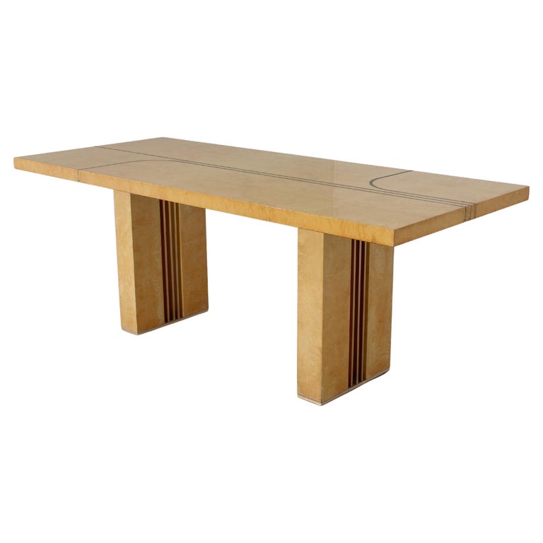 Mid-Century Turri Milano Briar Rectangular Dining Table, Italy 70s For ...