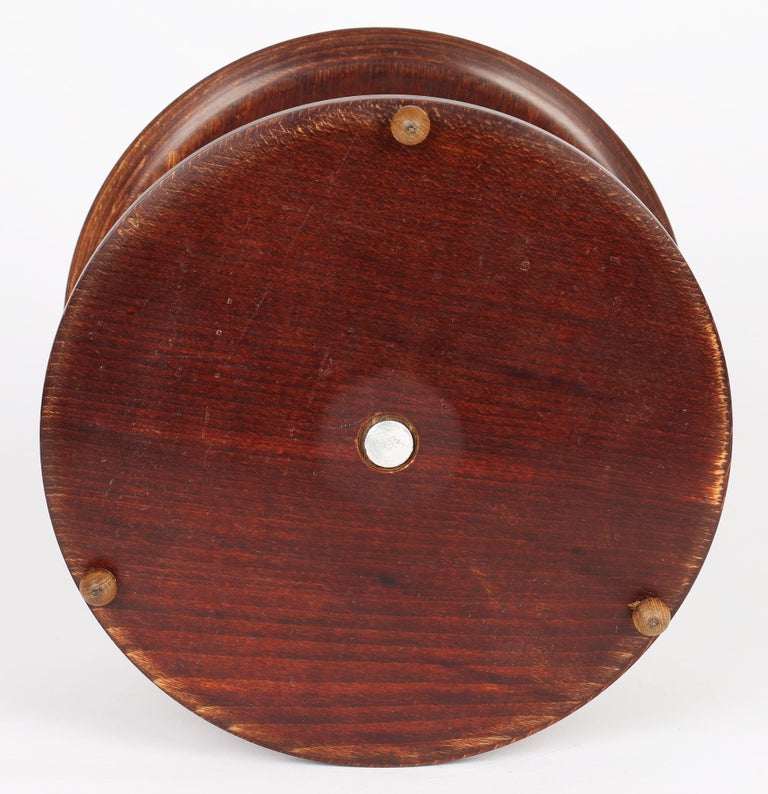 Mid-Century Two Tier Walnut and Chrome Cake Stand For Sale at 1stDibs ...