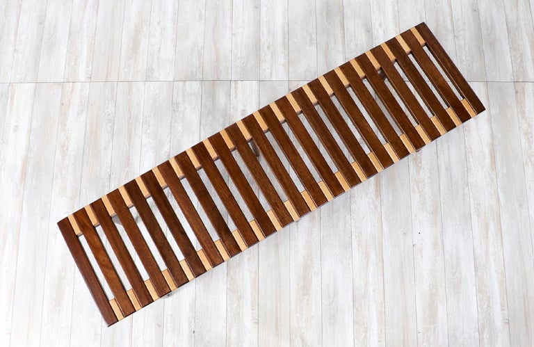 Midcentury Two-Tone Bench / Table by John Keal for Brown Saltman For ...