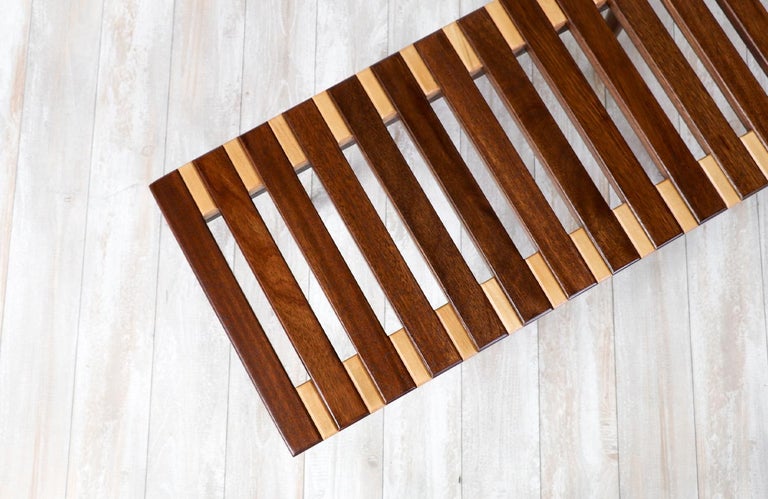 Midcentury Two-Tone Bench / Table by John Keal for Brown Saltman For ...