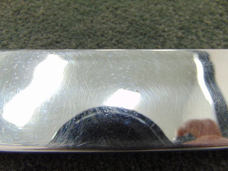 Midcentury Vintage Chrome and Glass Large Square Coffee Table For Sale ...