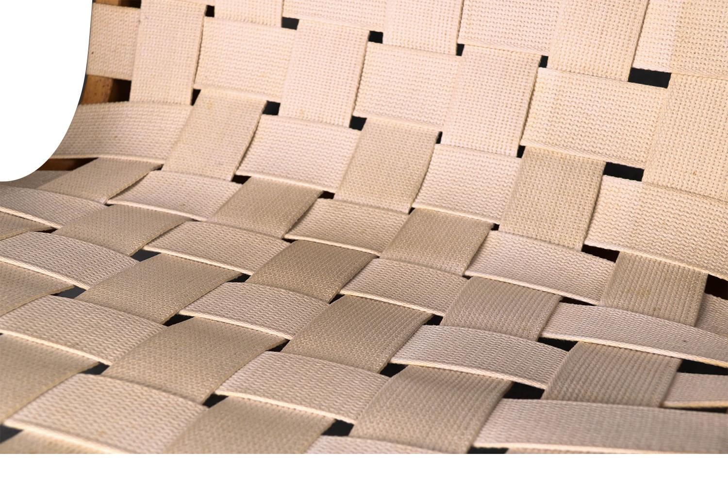 Mid-Century Vintage Jens Risom Knoll Webbed Armchair For Sale at ...