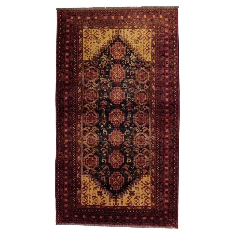 Mid-Century, Vintage Semi Antique Beluchi Unusual For Sale at 1stDibs