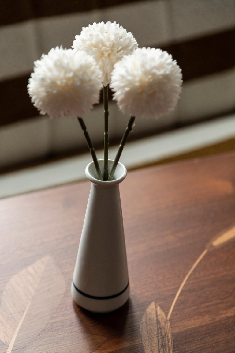 Midcentury Vintage Small Porcelain White Vase, Europe, 1960s For Sale ...