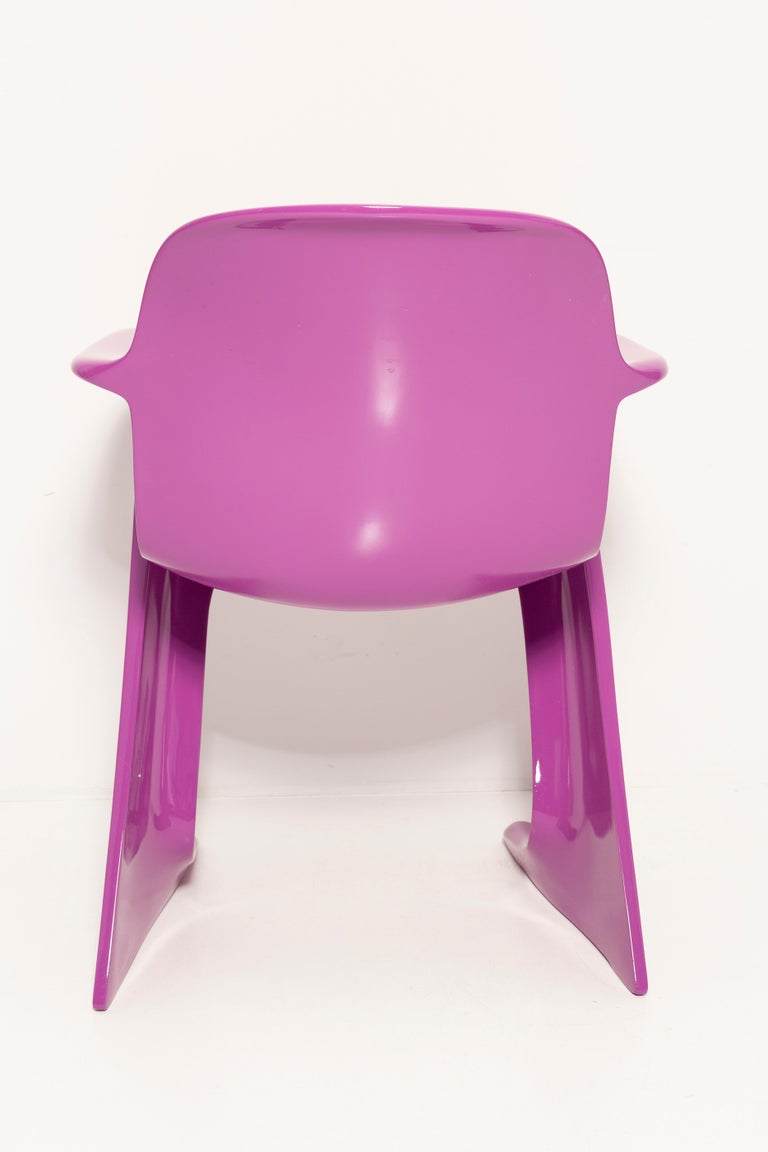 Mid-Century Violet Purple Kangaroo Chair Designed by Ernst Moeckl ...