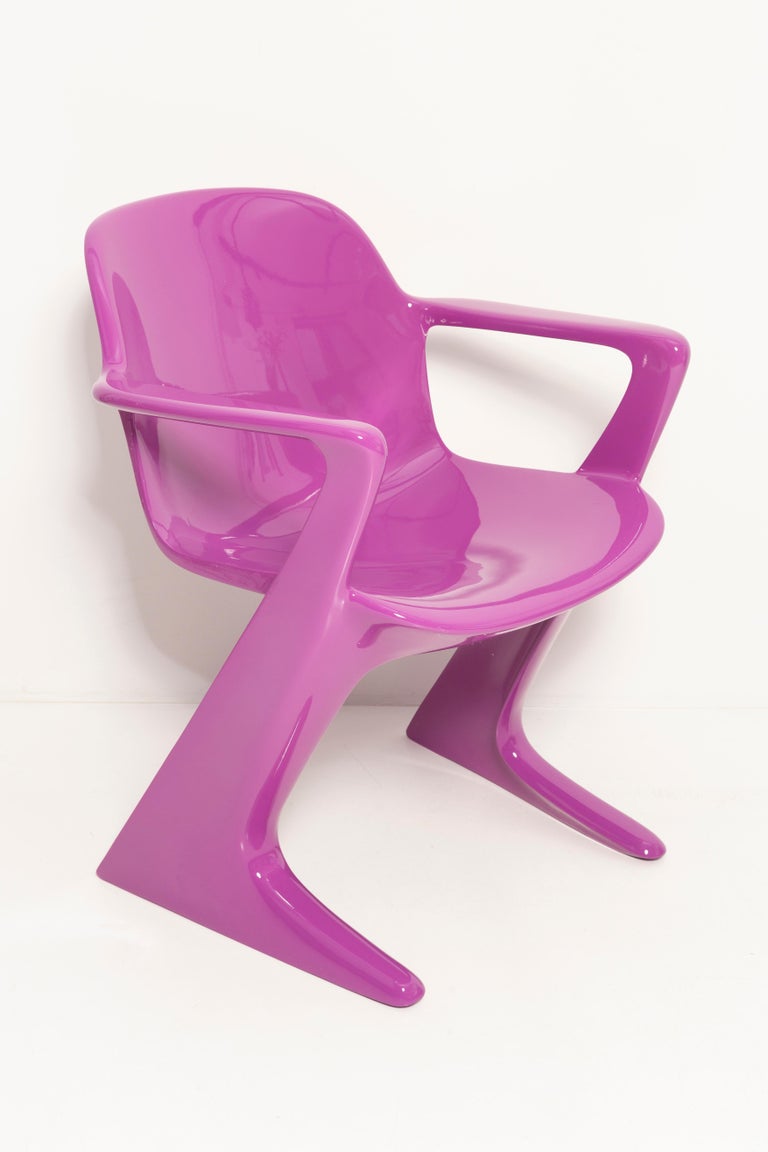 Mid-Century Violet Purple Kangaroo Chair Designed by Ernst Moeckl ...