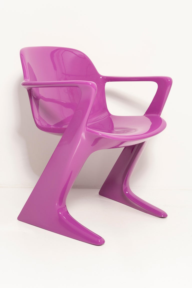 Mid-Century Violet Purple Kangaroo Chair Designed by Ernst Moeckl ...