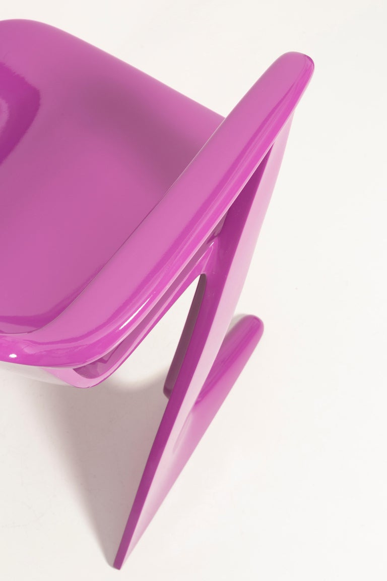 Mid-Century Violet Purple Kangaroo Chair Designed by Ernst Moeckl ...