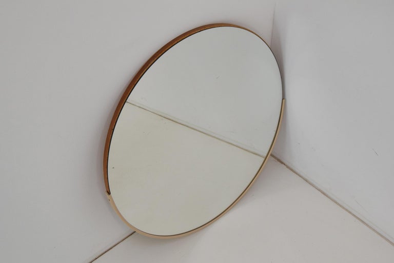 Mid-Century Wall Mirror, 1970's For Sale at 1stDibs