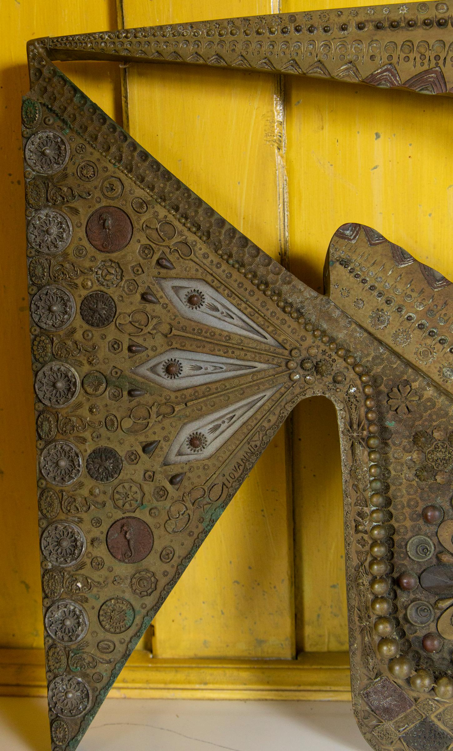 Midcentury Wall Sculpture of a Fish at 1stDibs