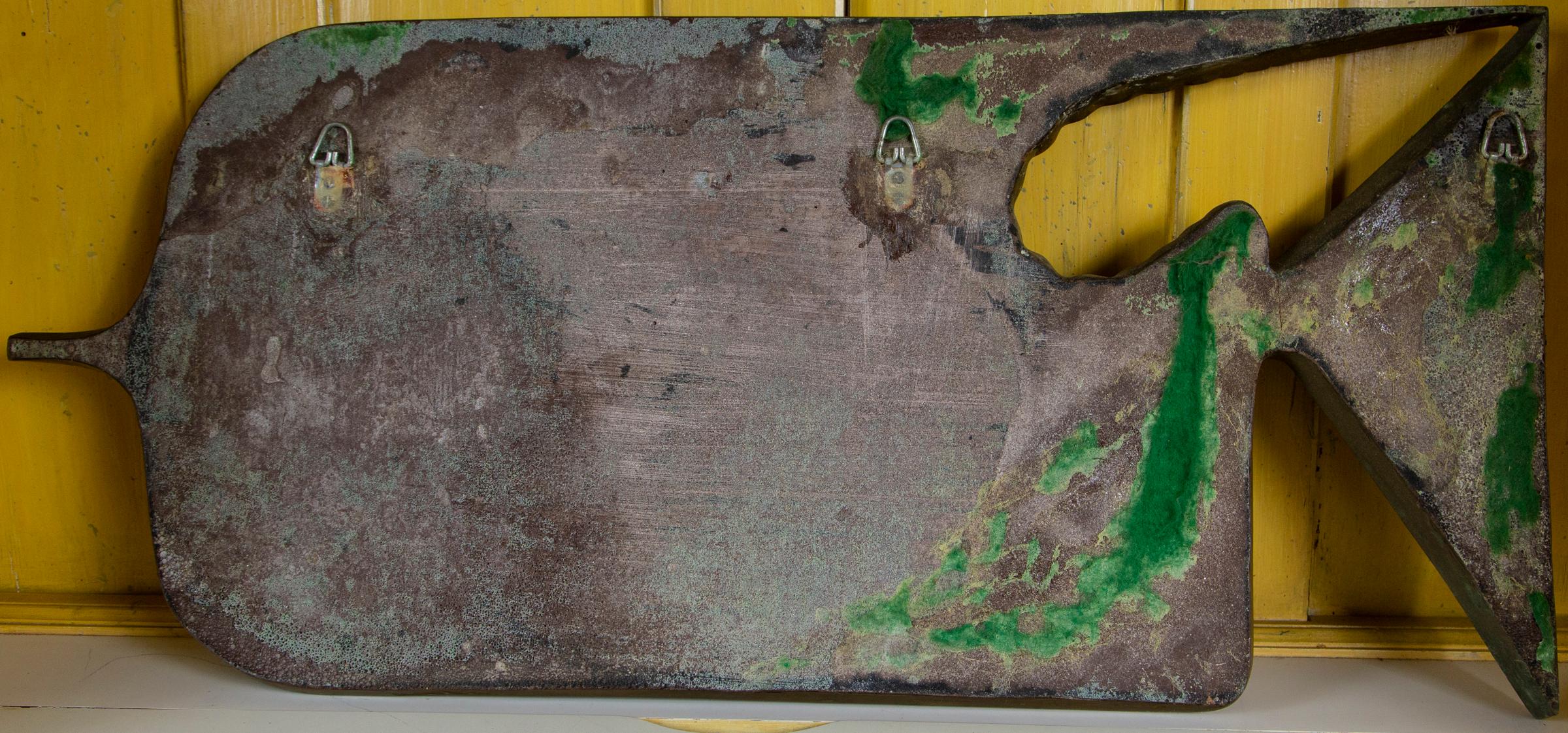 Midcentury Wall Sculpture of a Fish at 1stDibs