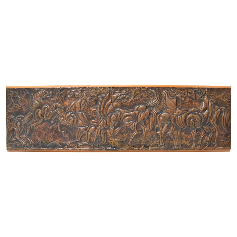 Midcentury Wall Sculpture, Czechoslovakia, 1968 For Sale at 1stDibs