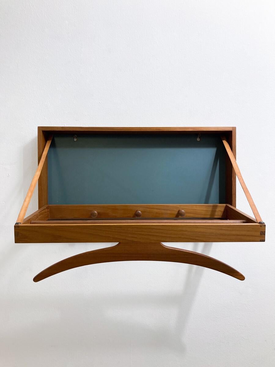 Mid-Century WallValet by Adam Hoff and Poul Østergaard for Virum Møbelsnedkeri For Sale at 1stDibs