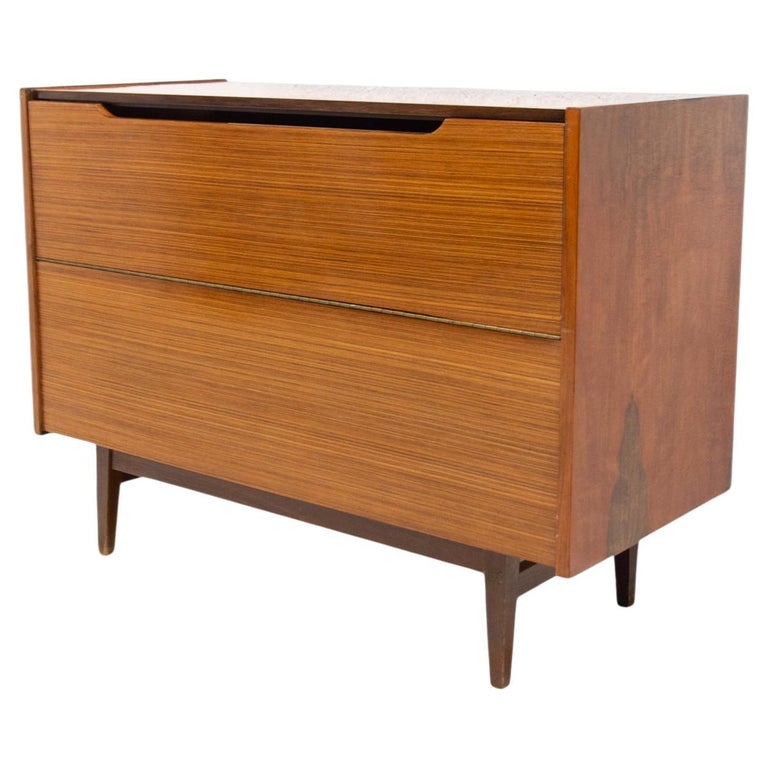 Mid Century Walnut Dresser, 1970´s, Czechoslovakia For Sale at 1stDibs