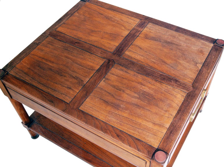 Mid Century Walnut End Tables For Sale at 1stDibs