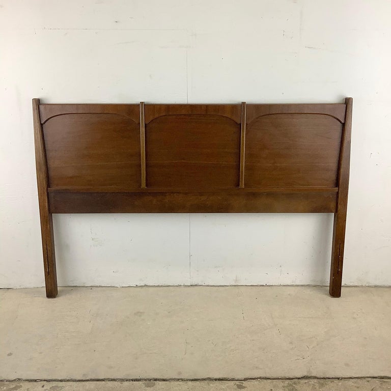 Mid-Century Walnut Headboard- Full Size For Sale at 1stDibs