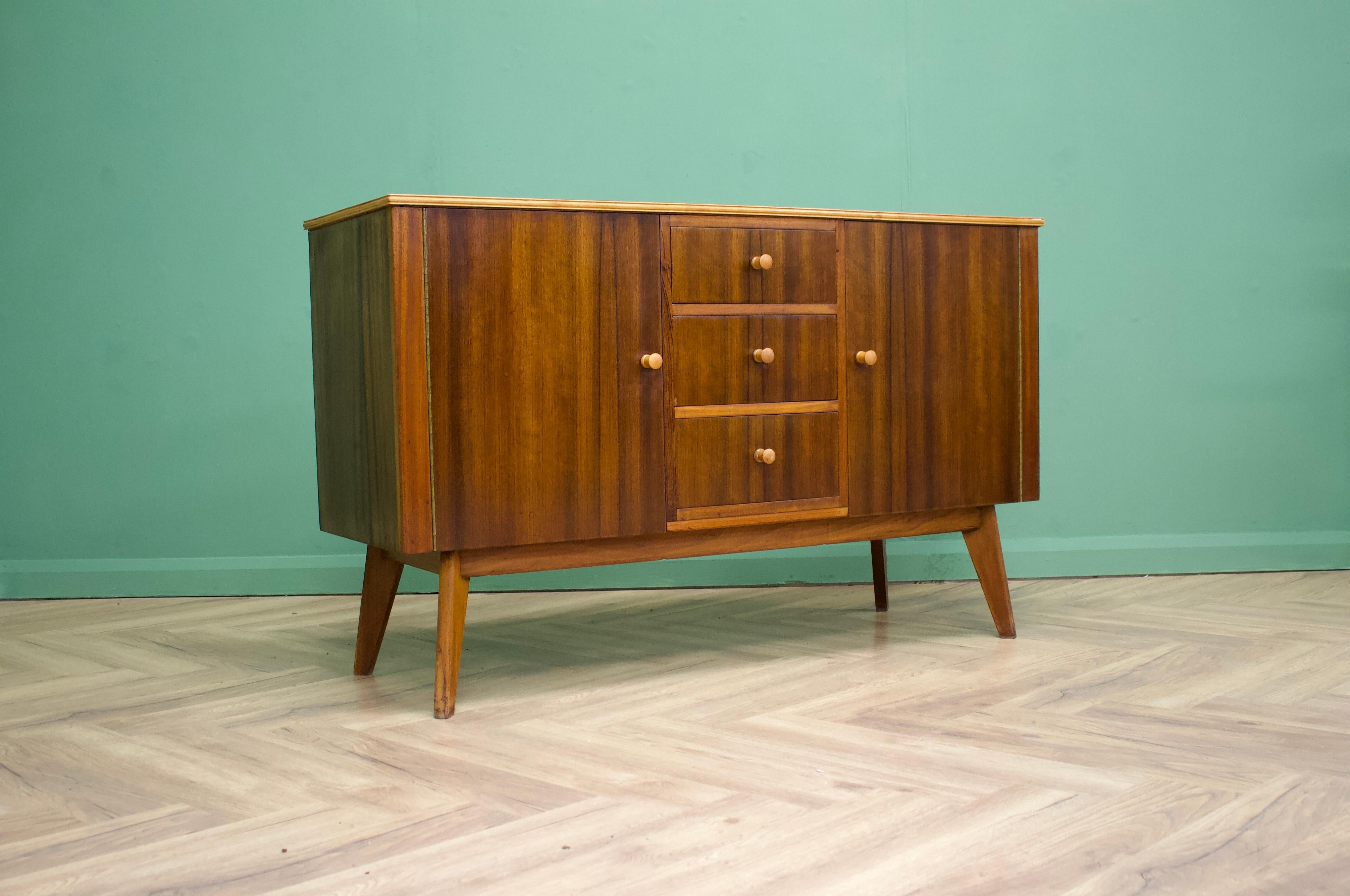 Mid-Century Walnut Sideboard from Morris of Glasgow, 1950s For Sale at ...