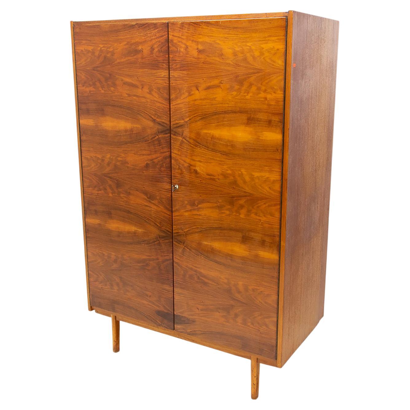 Midcentury Vintage Walnut Wardrobe from Bath Cabinet Makers London ...