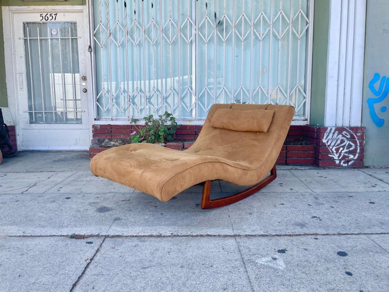 Mid Century Wave Rocking Chair Styled After Adrian Pearsall For Sale at ...