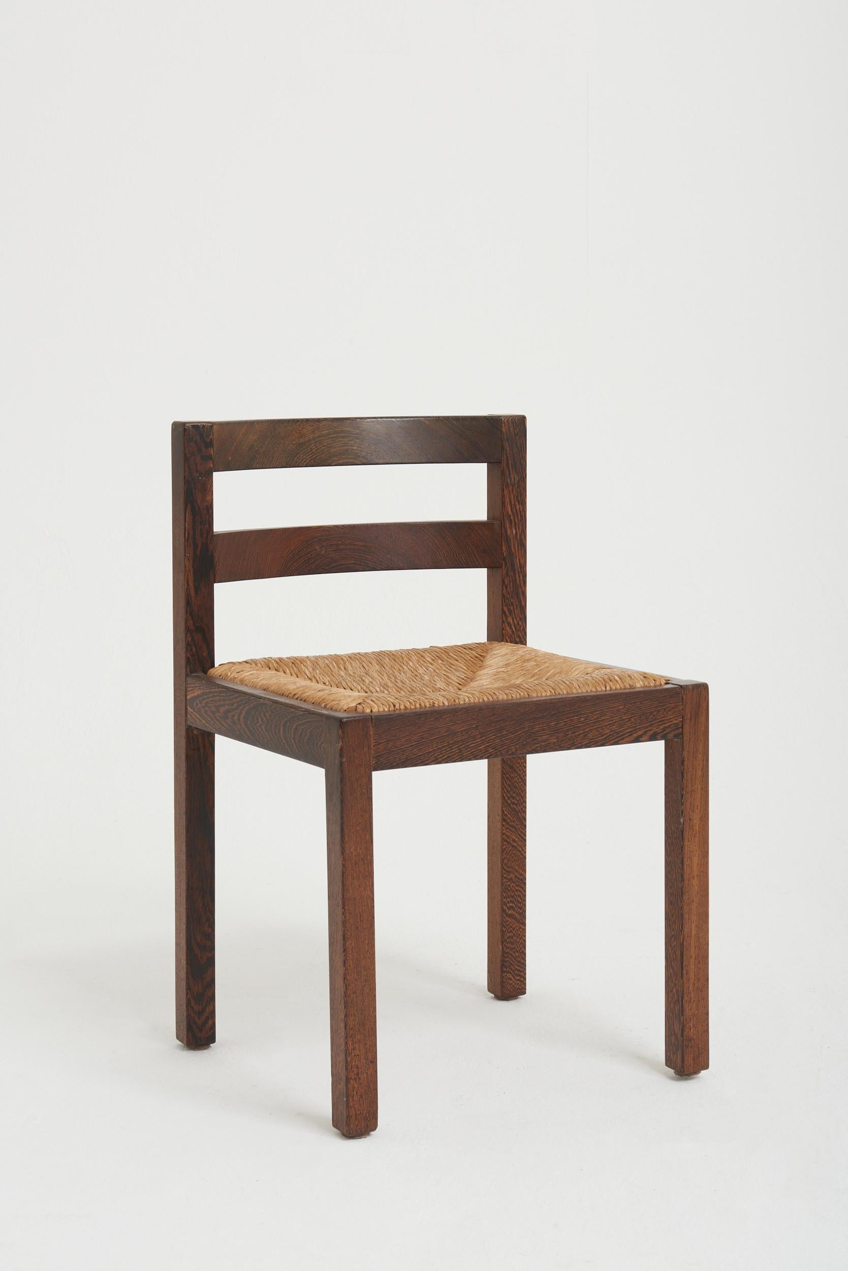 Midcentury Wenge Dining Table and Chairs at 1stDibs