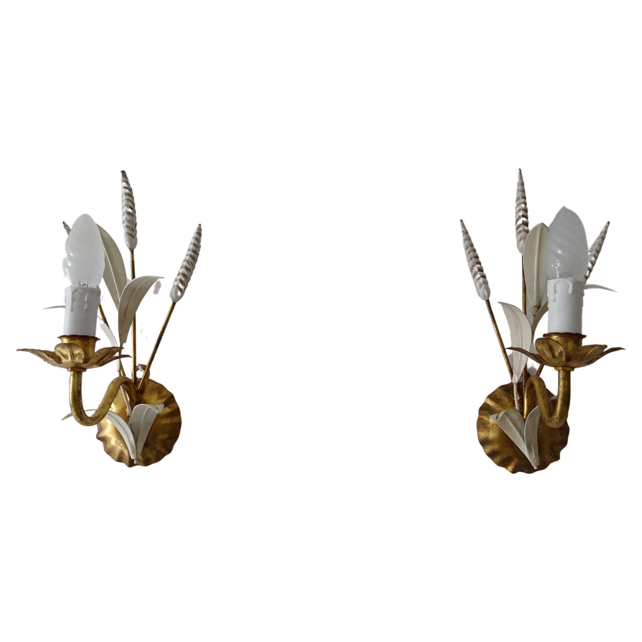 Mid Century Hollywood Regency Sconces For Sale at 1stDibs