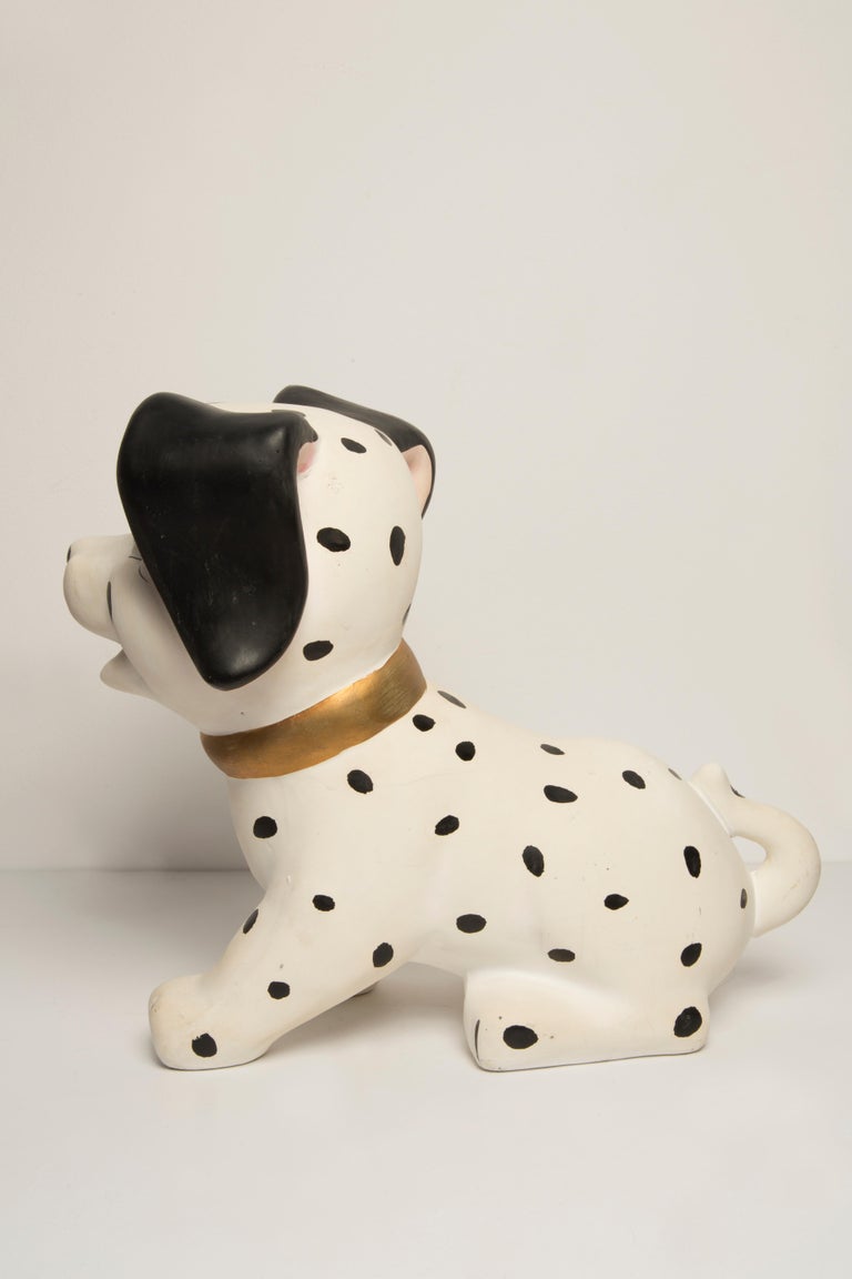 Midcentury White Big Dalmatian Dog Sculpture, Italy, 2000s For Sale at ...
