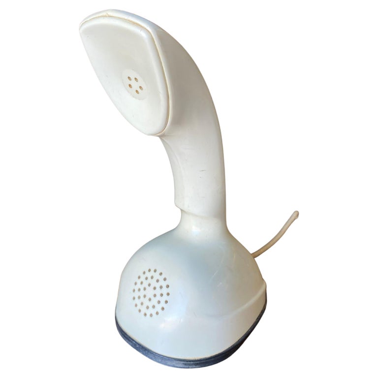 Mid Century White Ericsson Ericofon Cobra Roundabout Dial Telephone For ...