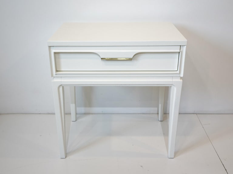 Mid Century White Nightstand by Basic Witz For Sale at 1stDibs | basic ...
