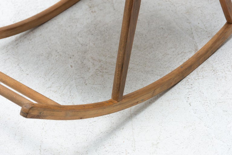 Mid-Century Wicker Rocking Chair, Czechoslovakia, 1960's For Sale at ...