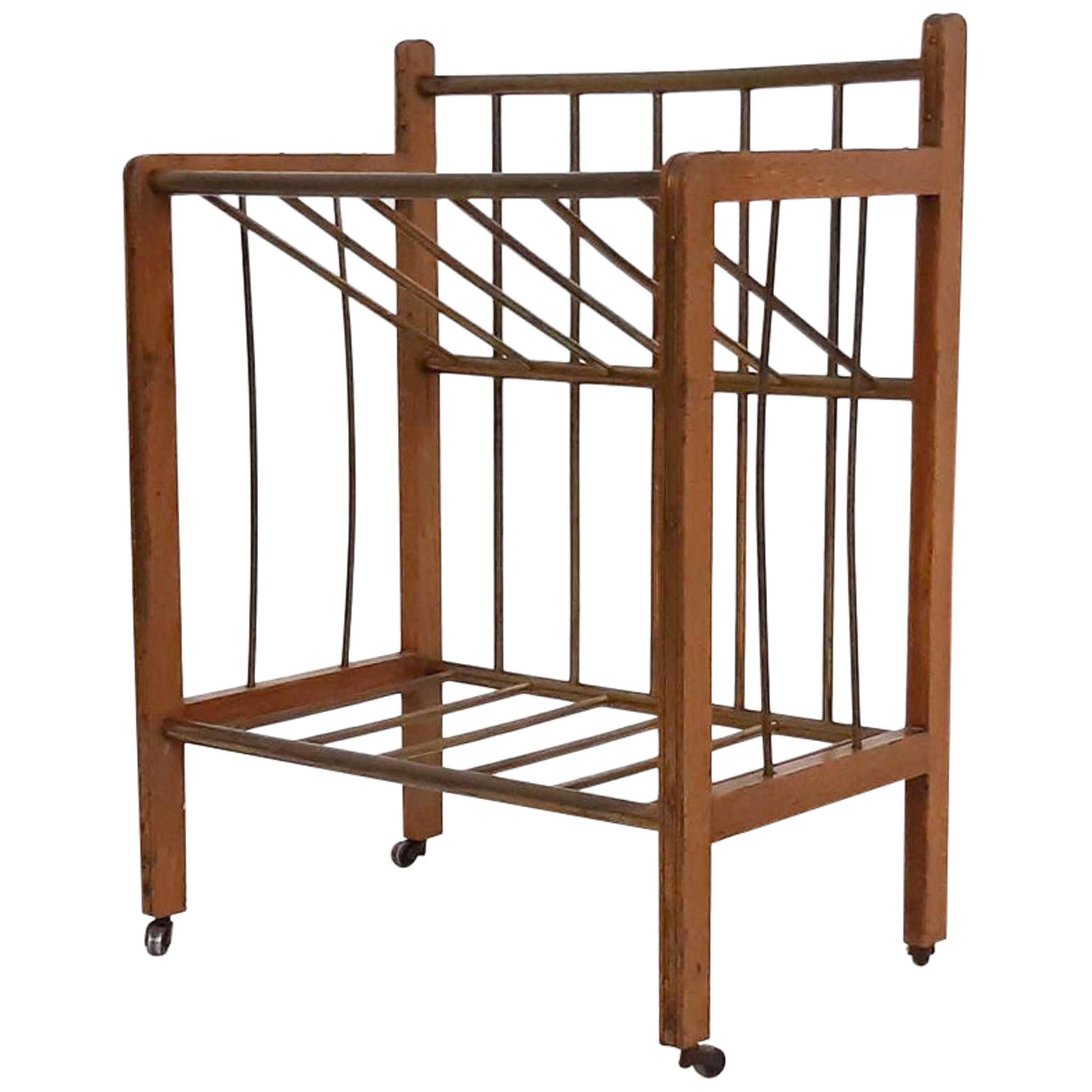 Midcentury Wine Rack or Trolley at 1stDibs