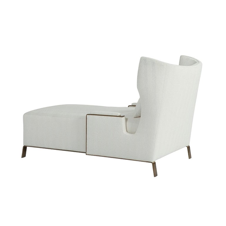 Midcentury Wingback Chaise For Sale at 1stDibs | chaise wingback