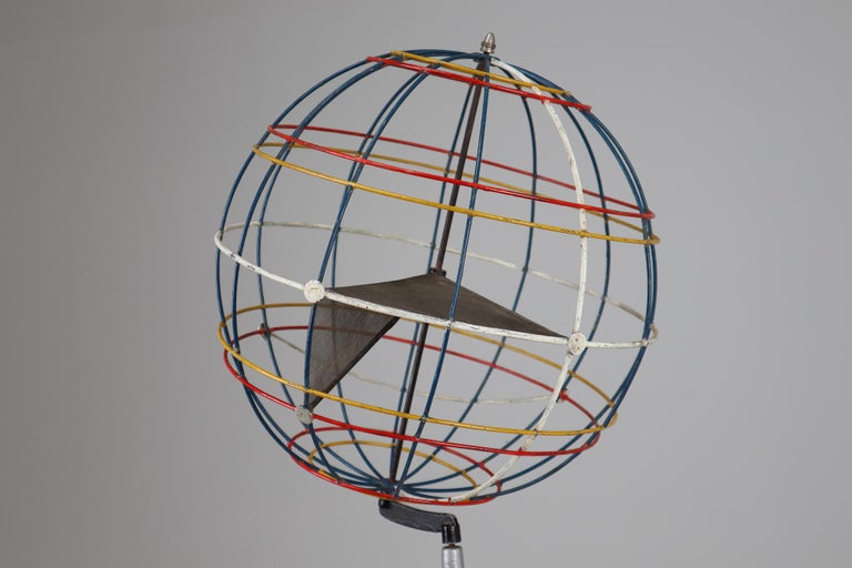 Mid-Century Wire Globe Made in Germany, 1950s For Sale at 1stDibs