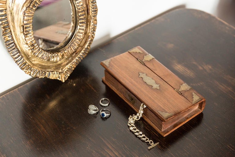 Mid-Century Wood Coffin, Cigarette Case, or Jewellery Box, Italy, 1960s ...